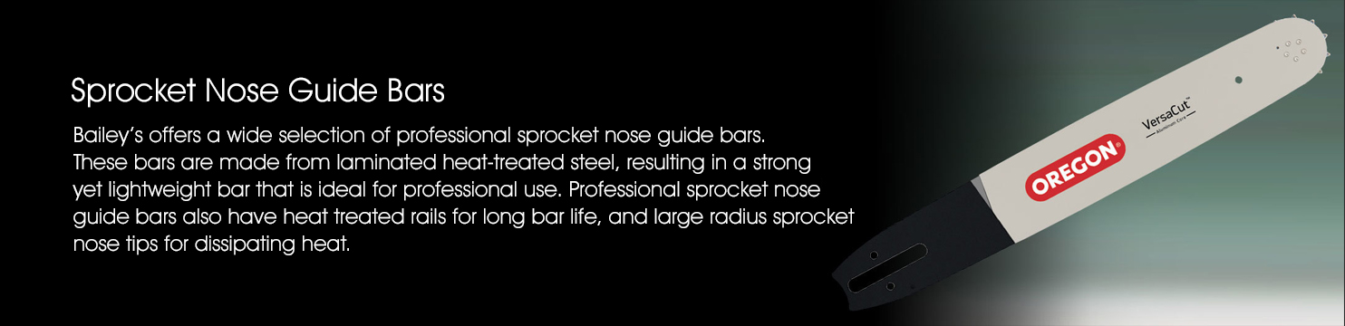 Sprocket Nose Guide Bars - Chainsaw Bars - Chainsaws
