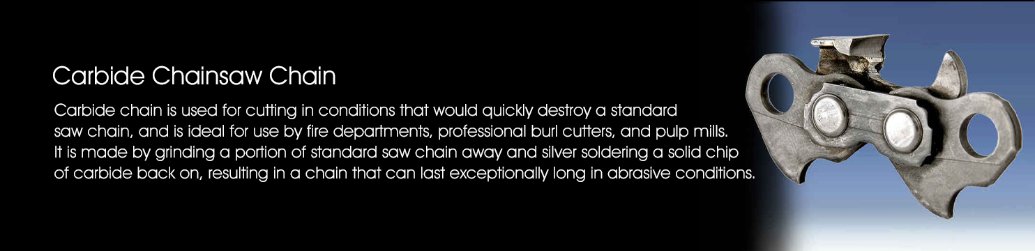 Carbide Chainsaw Chain - Chainsaw Chain - Chainsaws