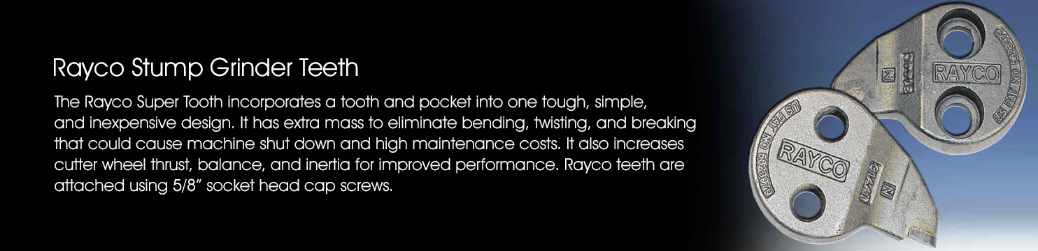 Rayco Stump Grinder Teeth - Stump Grinder Teeth & Inserts - Stump ...