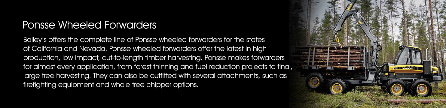 Ponsse Wheeled Forwarders - Timber Harvesters & Forwarders - Industrial ...