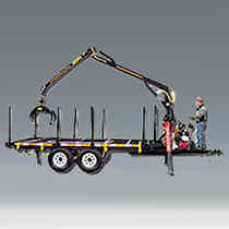 Complete Hydraulic Log Loading Trailers - Hydraulic Log Loader Trailers ...