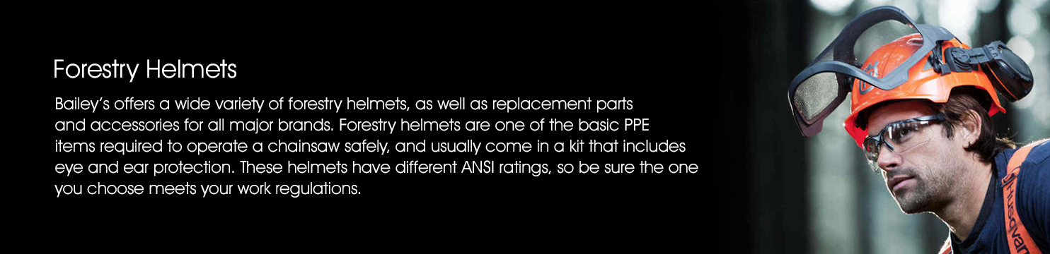Forestry Helmets - Personal Protective Equipment - Safety PPE & Clothing
