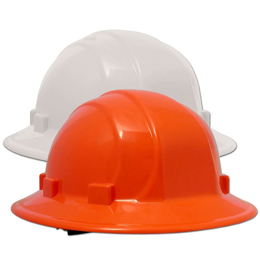 ERB Omega II Full Brim Hard Hat with Ratchet Suspension - 19910