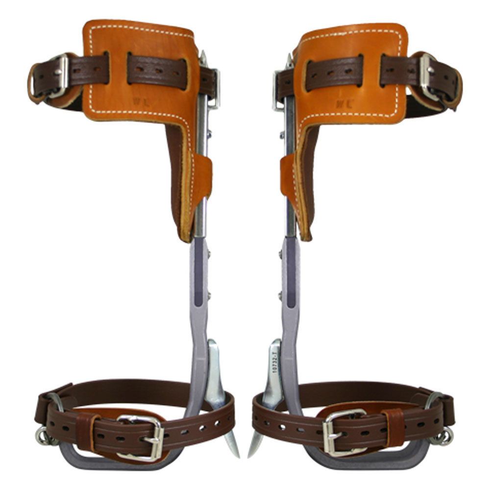 Climb Right Aluminum Tree Climbers (2-5/8" Gaffs) with L-Pads - 28734