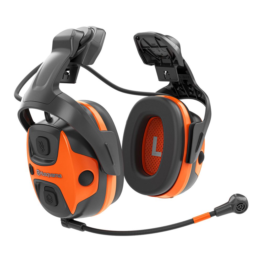 Husqvarna X-Com Active Helmet Mount Hearing Protection & Intercom System 536913202 - HVA 536 91 ...