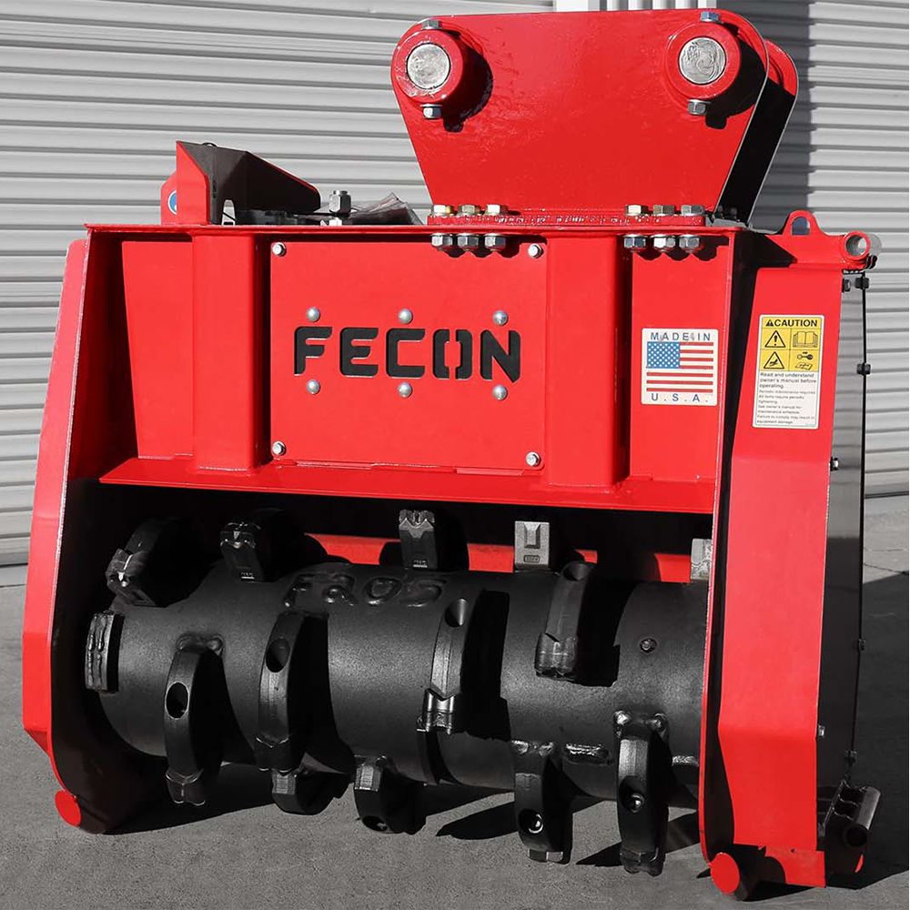 Fecon CEM36 Bull Hog Excavator Mulching Head Attachment for Kobelco ...