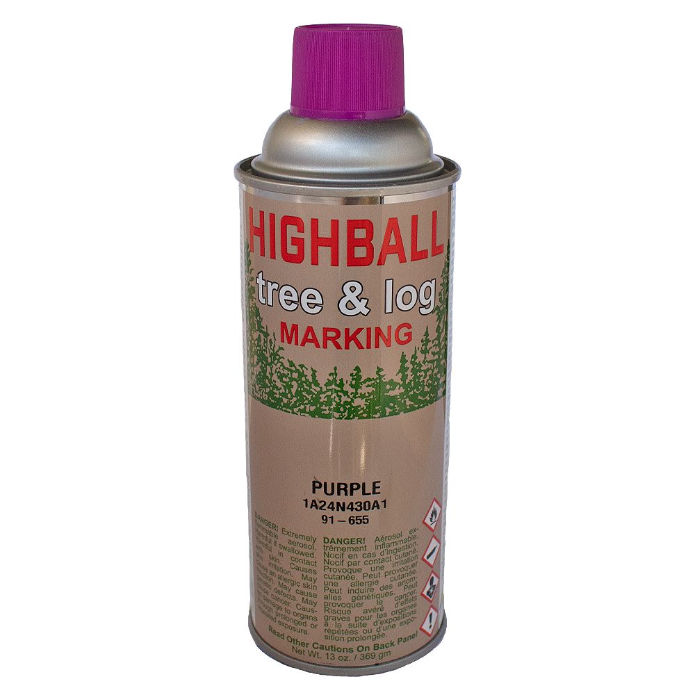 Highball/Rudd Tree & Log Marking Spray Paint (Purple) Case of 12 ...