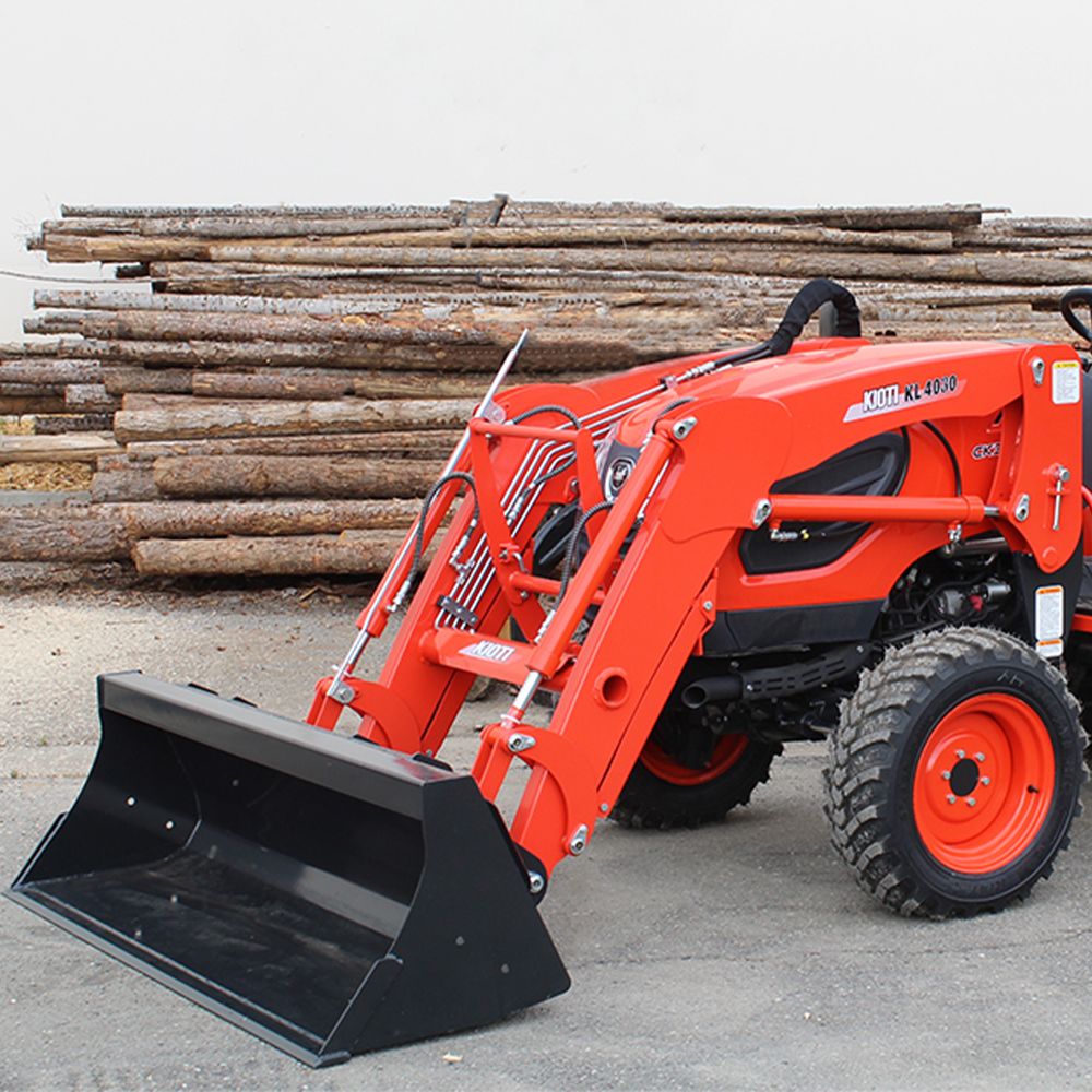 Kioti KL4030 Front End Loader w/66" Quick Attach Bucket & Grill Guard ...
