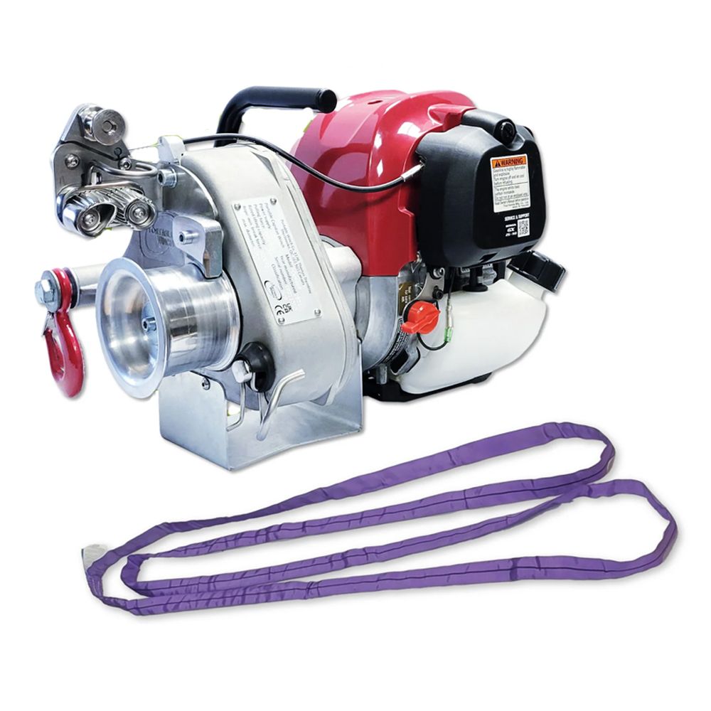 Portable Gas Powered Capstan Pulling Winch GX50 PCW4000 - PCW4000