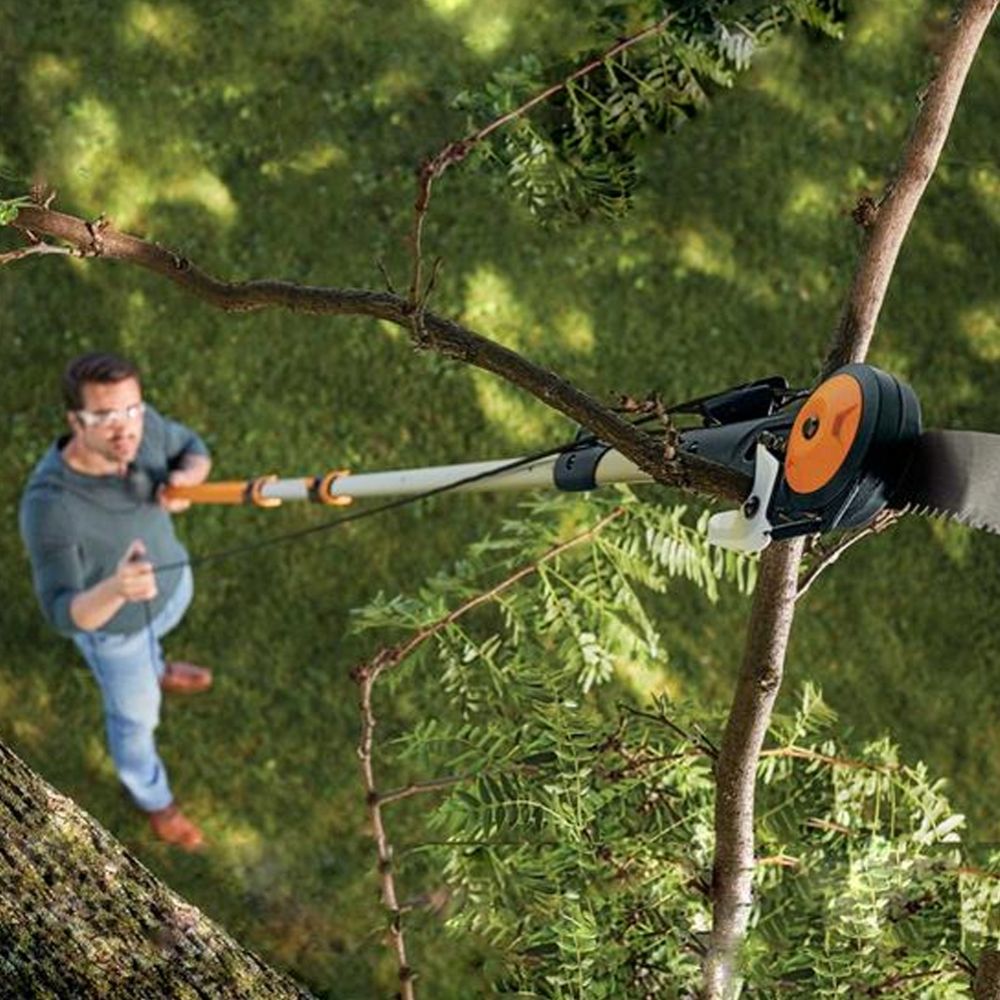 Fiskars extendable pole saw tree pruner store