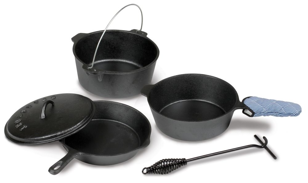 Cast Iron Cook Set-Pre Seasoned - SPT 16903