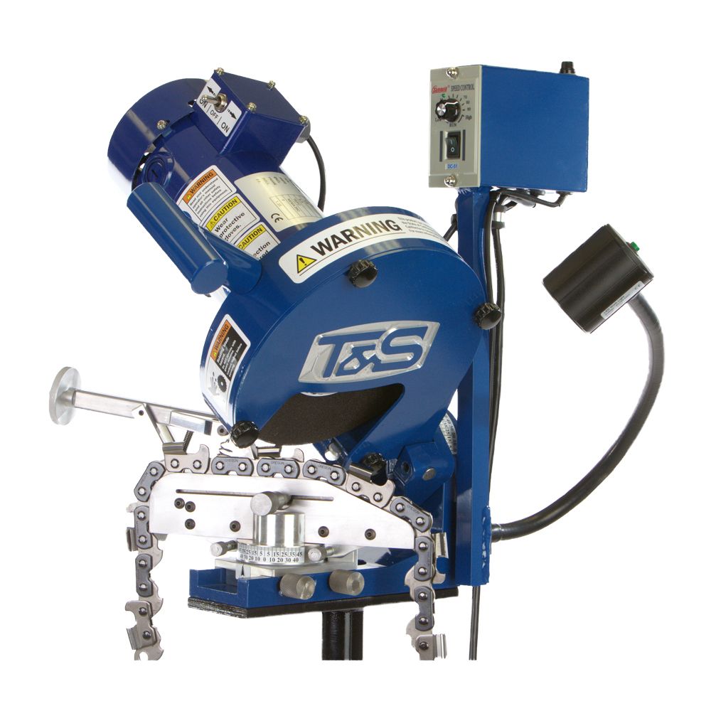 T&S Professional Chain Grinder (Standard Chain) with Stand - TSG CS118 38