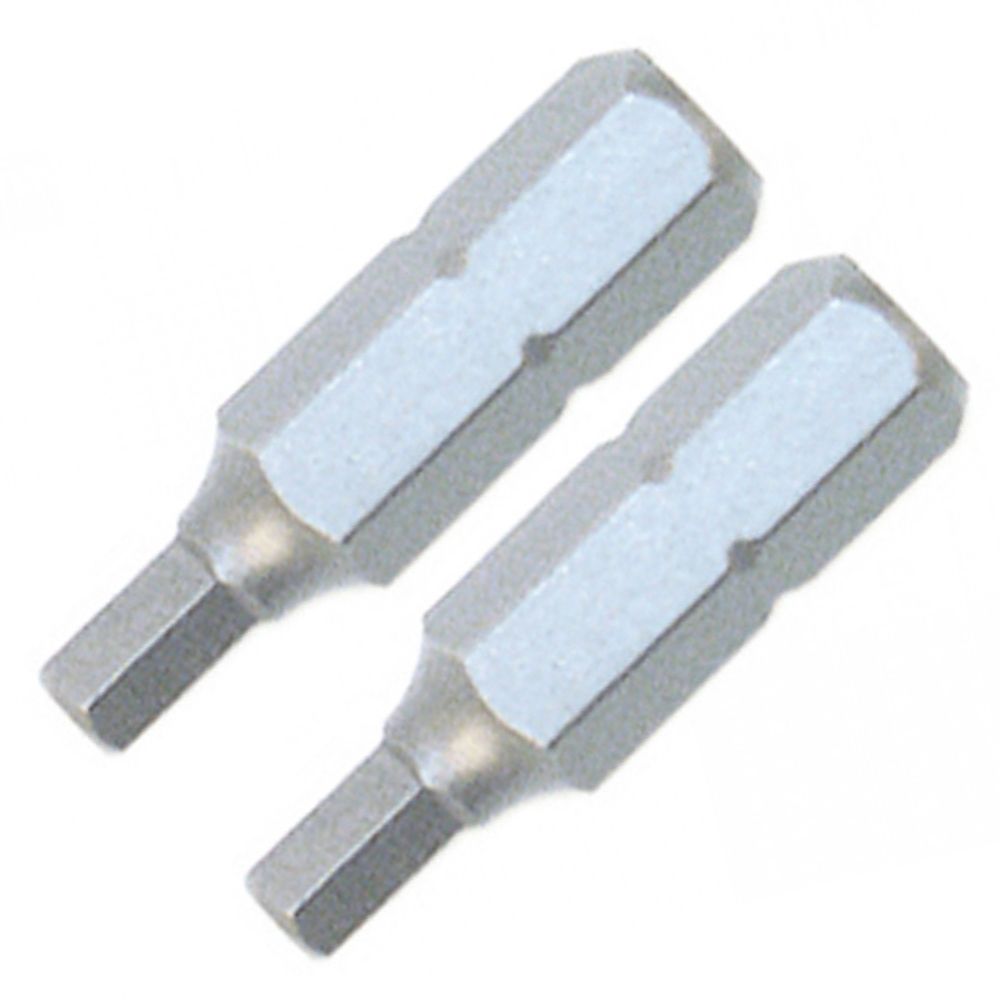 Wiha Hex Inch Insert Bit 5/32 X 25mm 2 Pk - WTL 71366