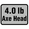 WoodlandPRO Fallers Axe (4 lbs) with 26" Straight Hickory Handle - WPX ...