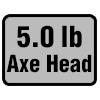 WoodlandPRO Fallers Axe (5 lbs) with 26" Hickory Handle-50DR28S - WP 1028
